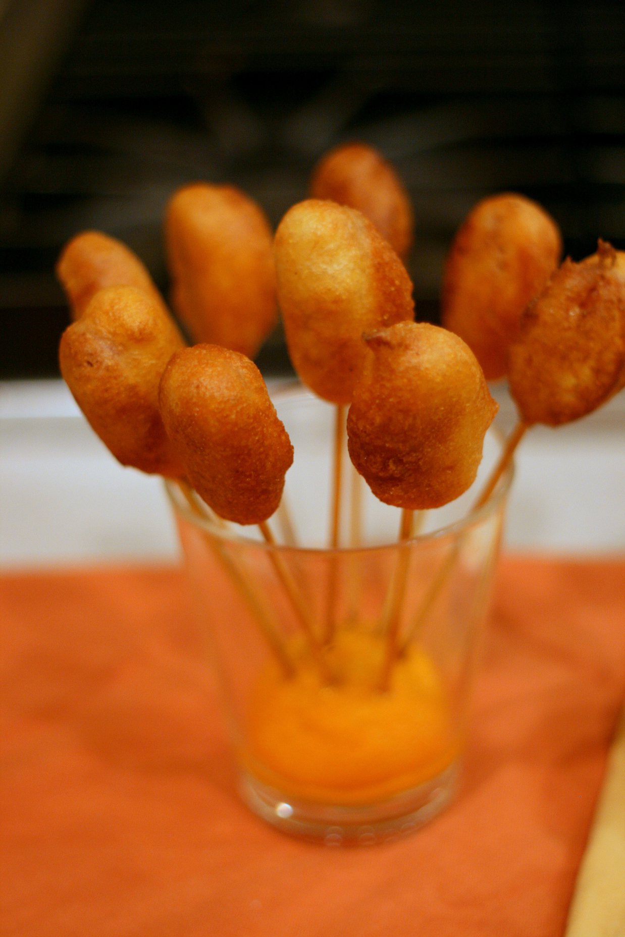 Mini Corn Dogs | Haute Pepper Bites